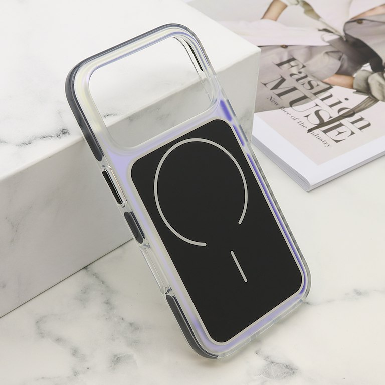 Zastitna maska (futrola) AMBER RING MagSafe - iPhone 17 Pro crna (MS)