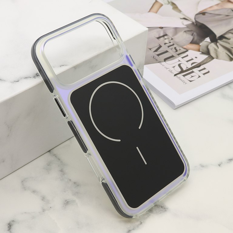 Zastitna maska (futrola) AMBER RING MagSafe - iPhone 17 Pro Max (6.9) crna (MS)