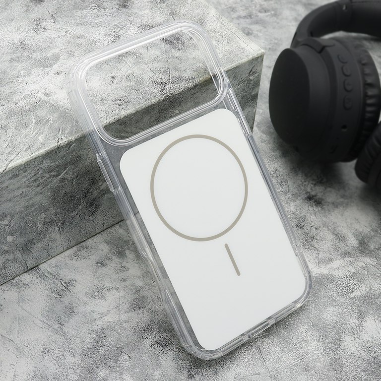 Zastitna maska (futrola) AMBER SHINE MagSafe - iPhone 17 Pro Max (6.9) bela (MS)