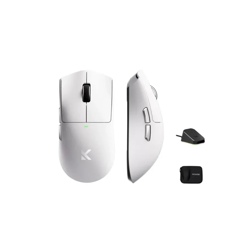 Bežični gaming miš MCHOSE K7 Ultra Lightweight white