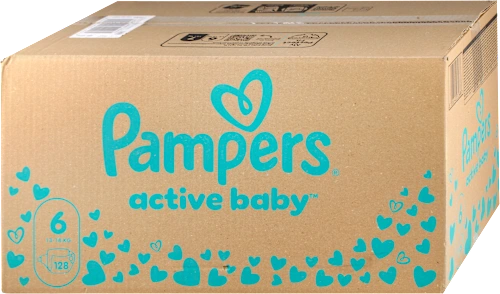 Pampers active baby
Pelene, veličina 6 (13-18kg), 128 kom