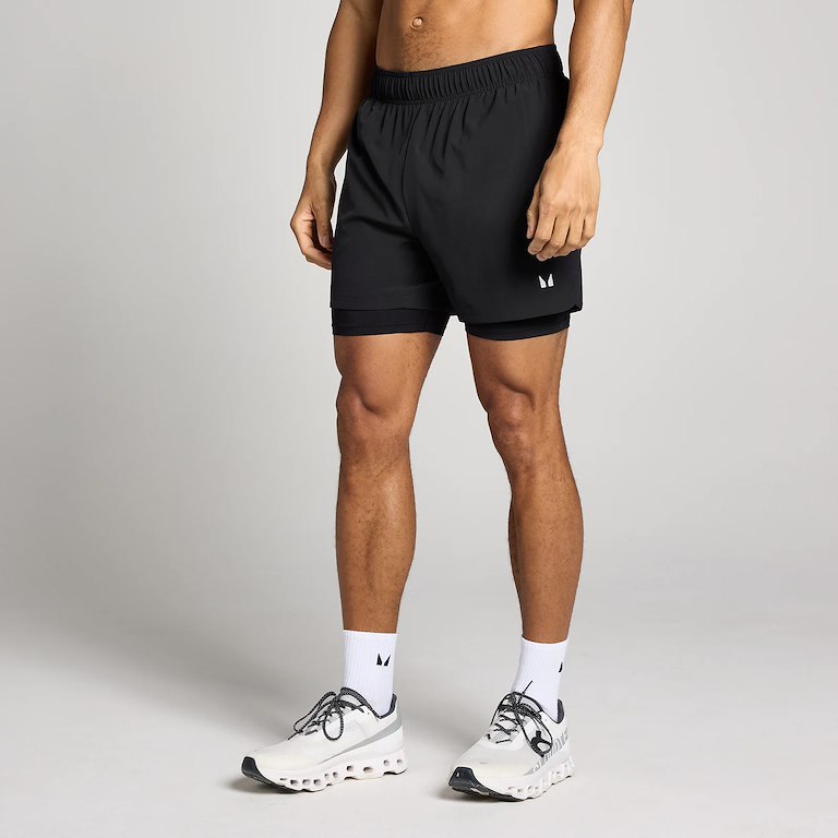 MP Men's 5" 2-in-1 Training Shorts − muški šorts − crni