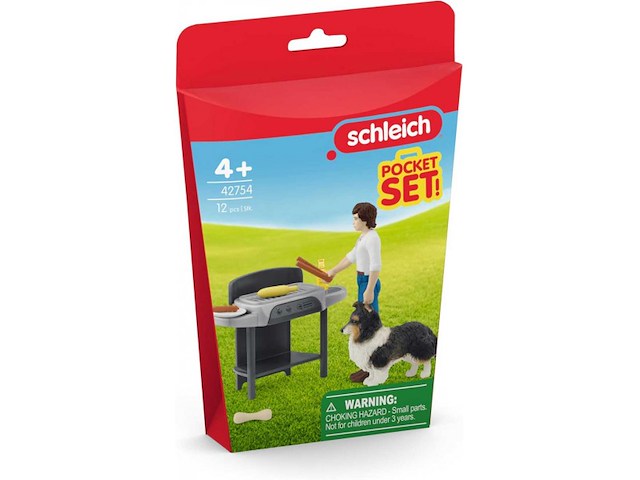 Schleich® Figurice HORSE CLUB Roštilj sa psom 42754