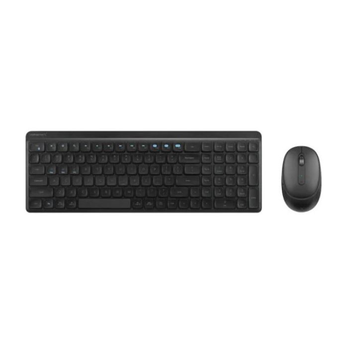 Tastatura + miš Wireless VolkanoX Scorch VKX-209-GT, US crna