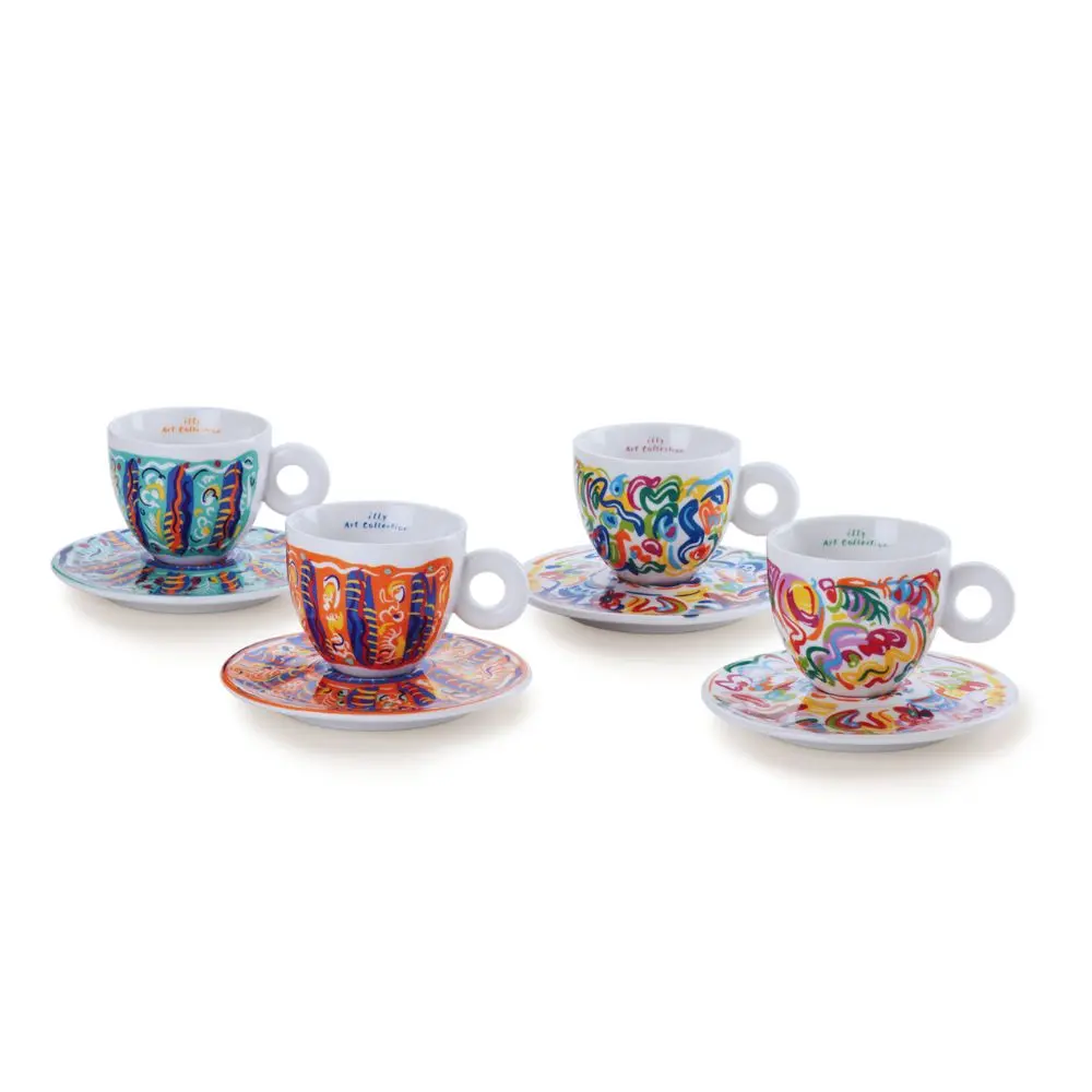 Illy Sol Calero 4/1 – Cappuccino Šoljice