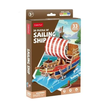 3D Puzla - CubicFun, Sailing Ship