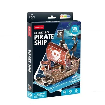 3D Puzla - CubicFun, Pirate Ship