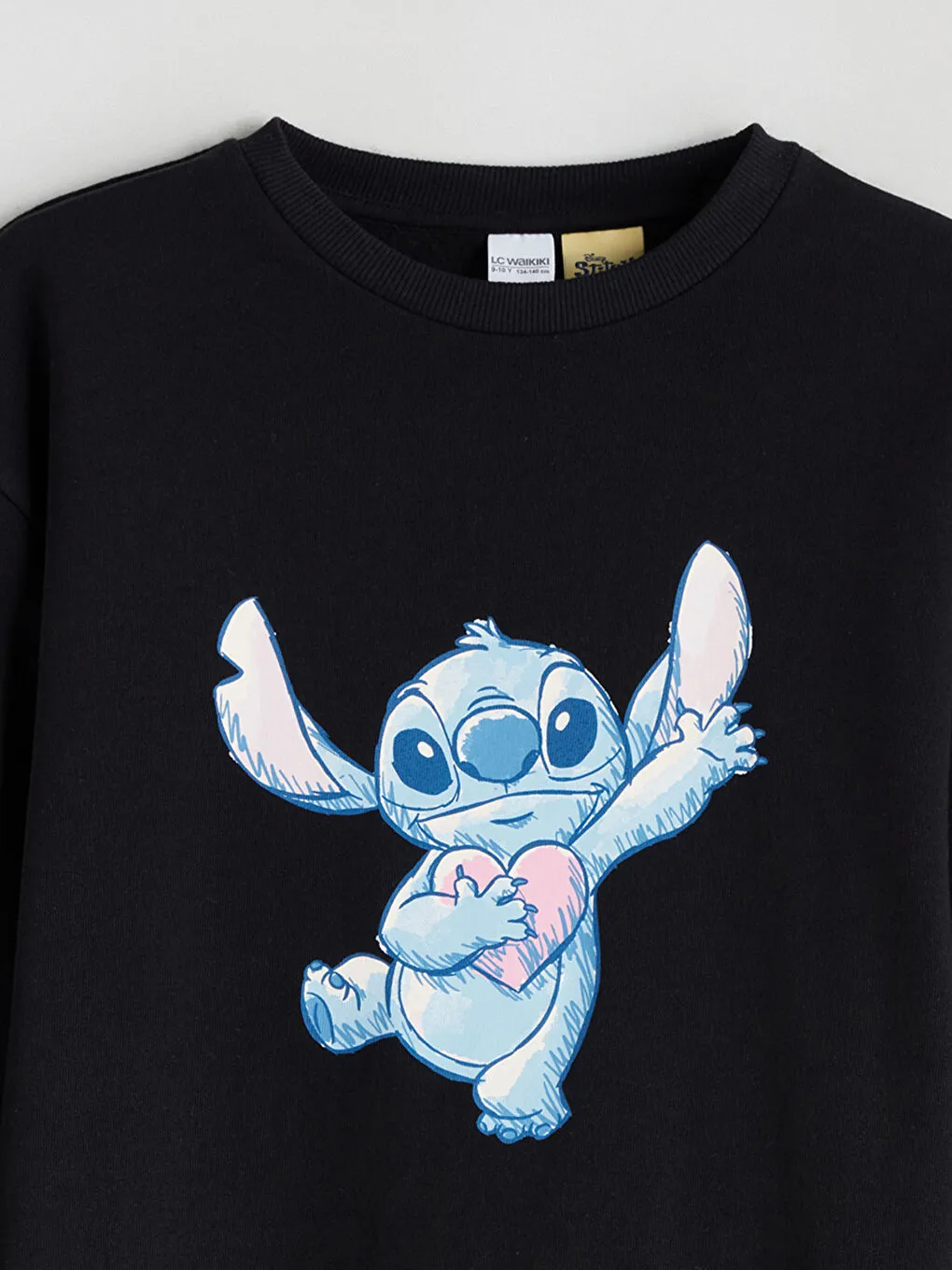 LCW Kids Haljina Sa Okruglim Izrezom I Štampom Stitch Za Devojčice