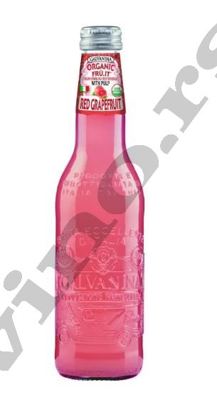 Galvanina Red Grapefruit Organic (Pompelmo Rosso) Soda with pulp Glass 0,355 L