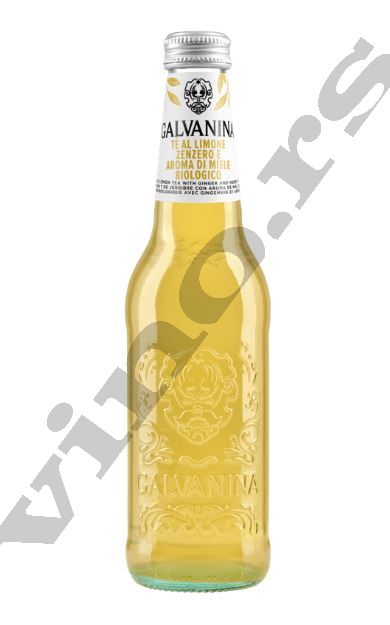 Galvanina Limun sa Ginger i Med ledeni čaj Organic (Tea with Ginger & Honey / Te al Limone Zenzero e aroma di Miele) Glass 0,355 L