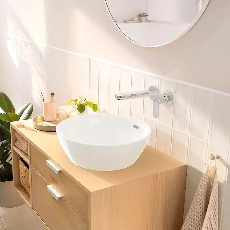 REBRIS S 2-HOLE BASIN MIX CONCEALE F-SET 20 5CM SPOUT HROM 72528000 HANSGROHE