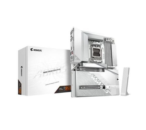 Gigabyte - AM5, AMD B850, 4x DDR5 DIMM, 5GbE LAN, Ultra-Fast Storage : 4*M.2 slots, including PCIe 5.0 x4