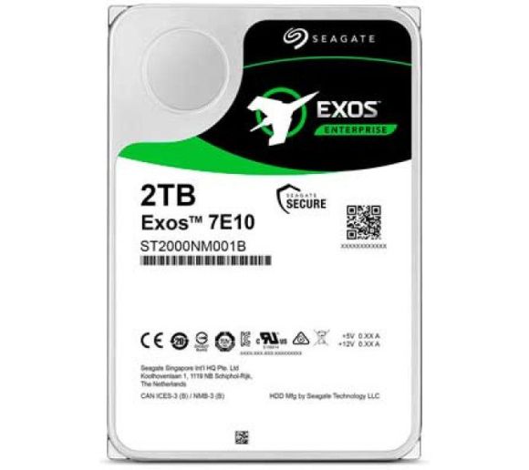 Seagate - HDD SAS 2TB Seagate Exos 7E10 ST2000NM001B 7200rpm 256MB Enterprise