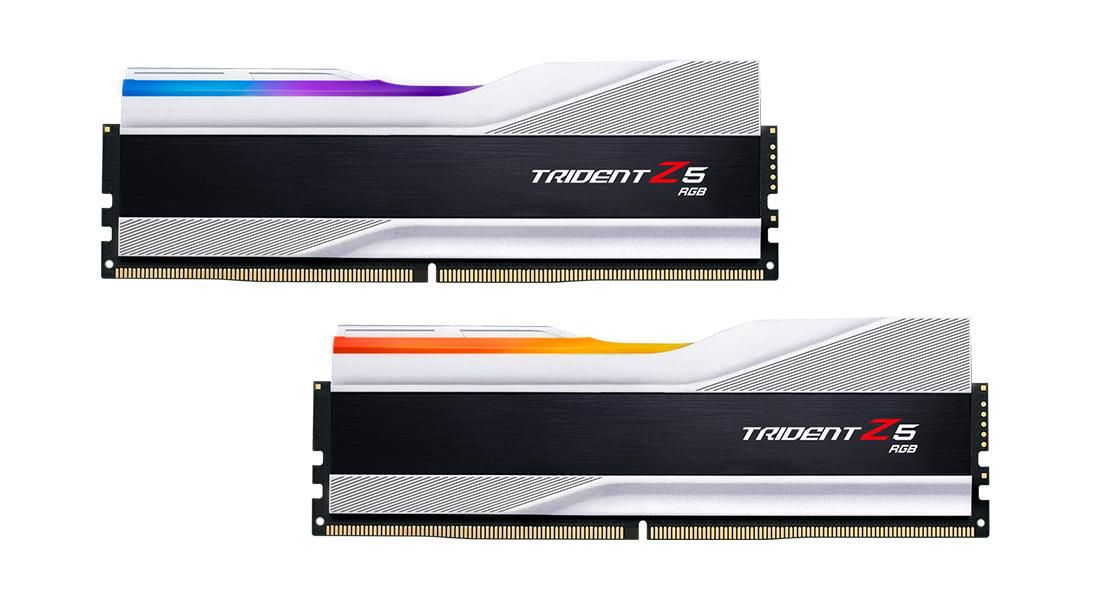 RAM DDR5 G.Skill Trident Z5 RGB 32GB (2x16) 6400MHz F5-6400J3239G16GX2-TZ5RS Sil