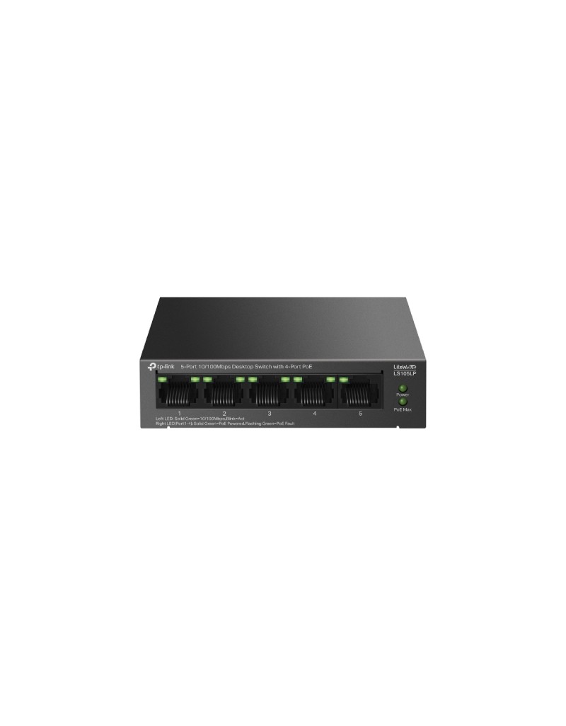 TP-LINK_ LS105LP(UN) 5-Port 10/100Mbps Desktop Switch
