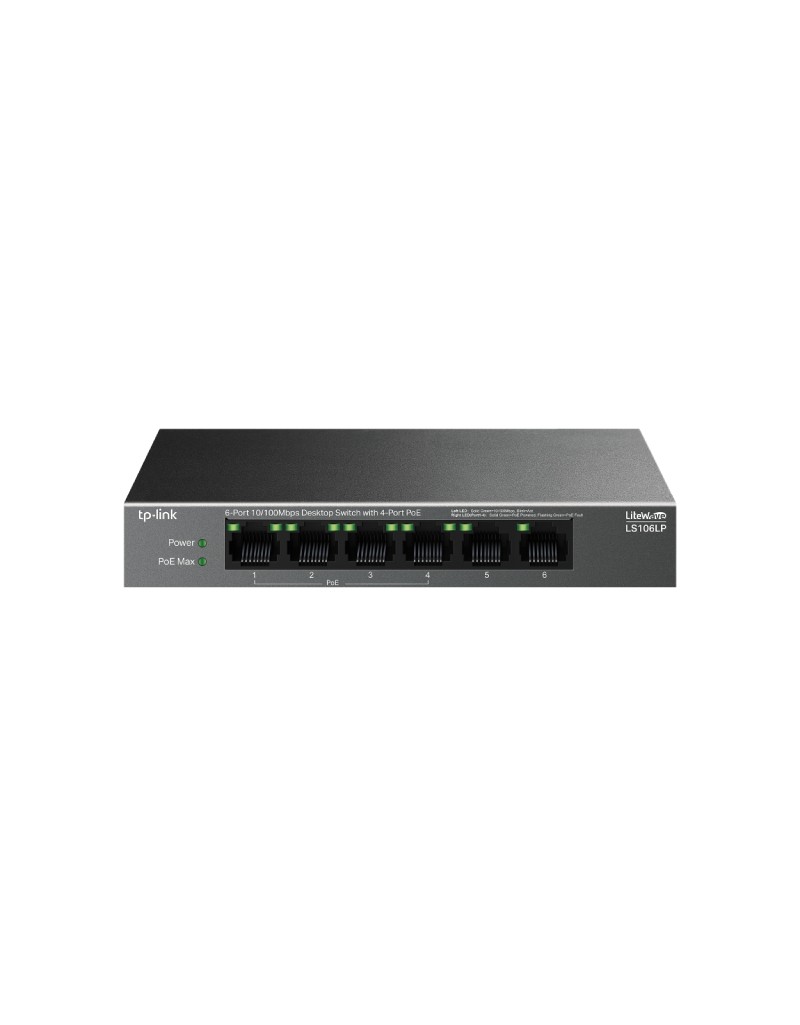 TP-LINK_ LS106LP(UN) 6-port 10/100mbps Desktop switch