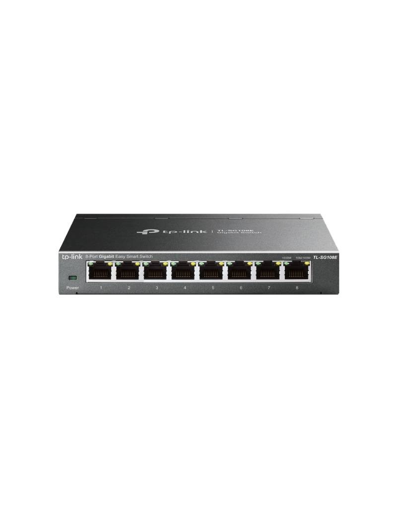 TP-LINK TL-SG108E Gigabit/8x RJ45/10/100/1000Mbps/eSm Switch