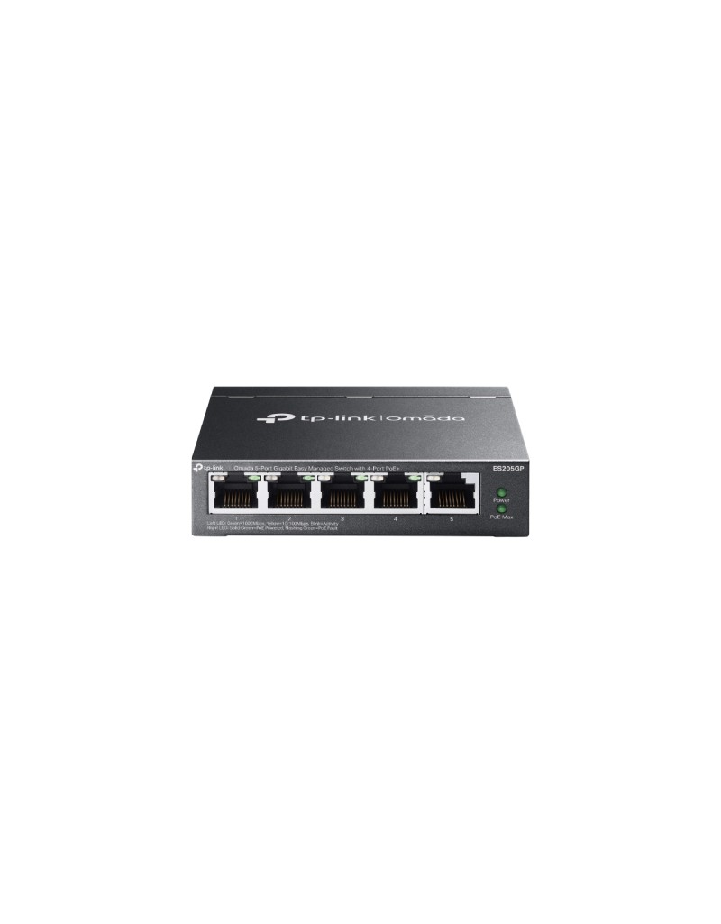 TP-LINK_ ES205GP 5-Port 10/100Mbps Gigabit Switch sa 4-Port PoE+