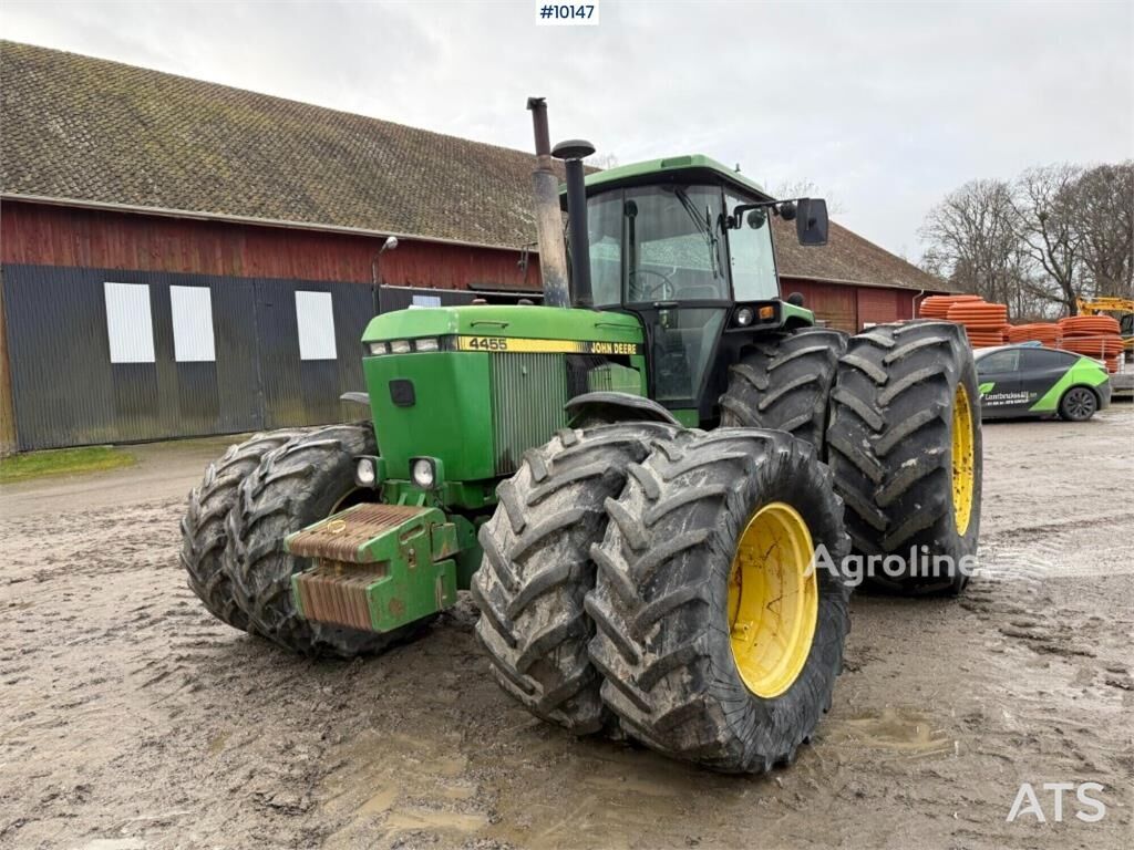 John Deere 4455 with dual mounting traktor točkaš