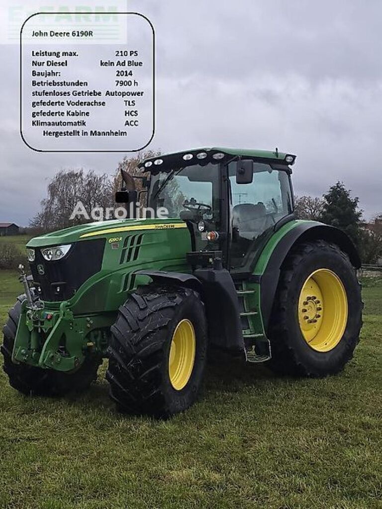 John Deere 6190r im kundenauftrag traktor točkaš