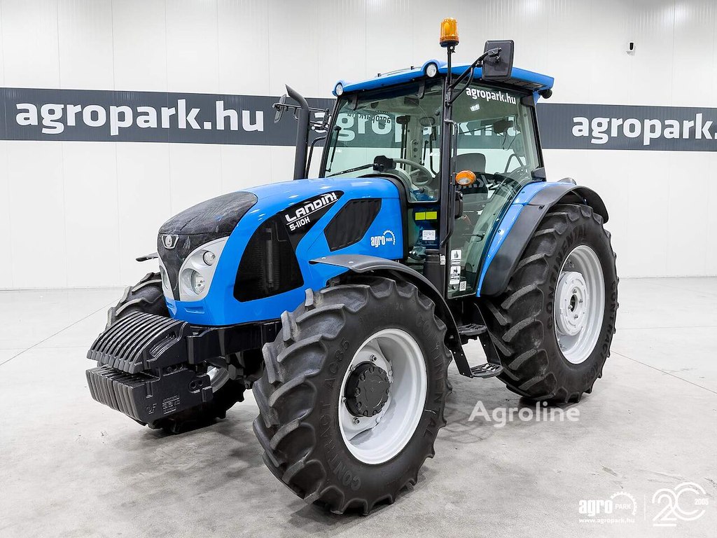 Landini 5-110H tractor with mechanical 12/12 gearbox with 40 km/h speed traktor točkaš