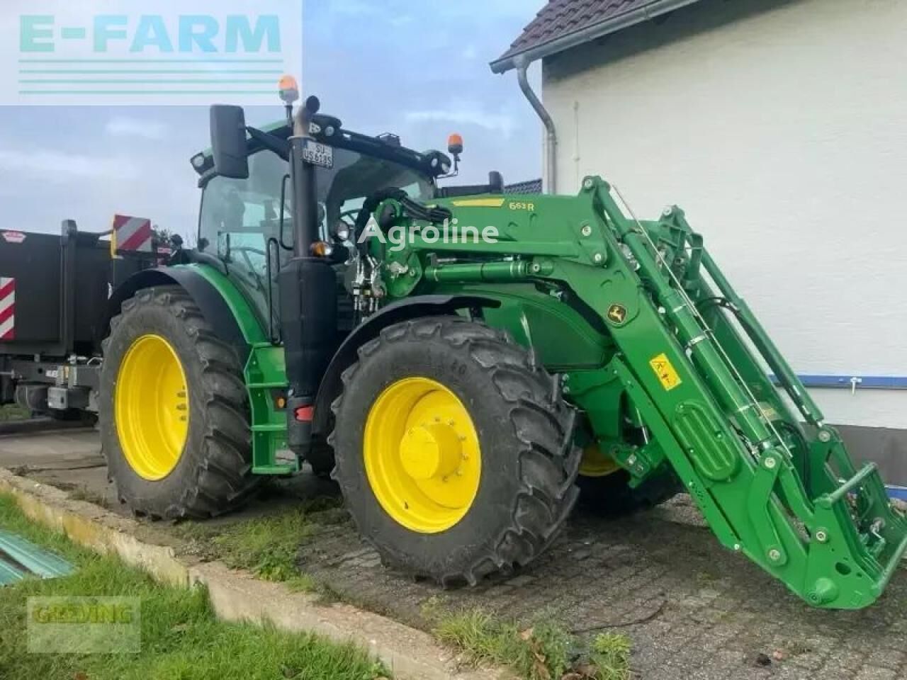 John Deere 6r185 inkl. 663r frontlader *kundenauftrag* traktor točkaš