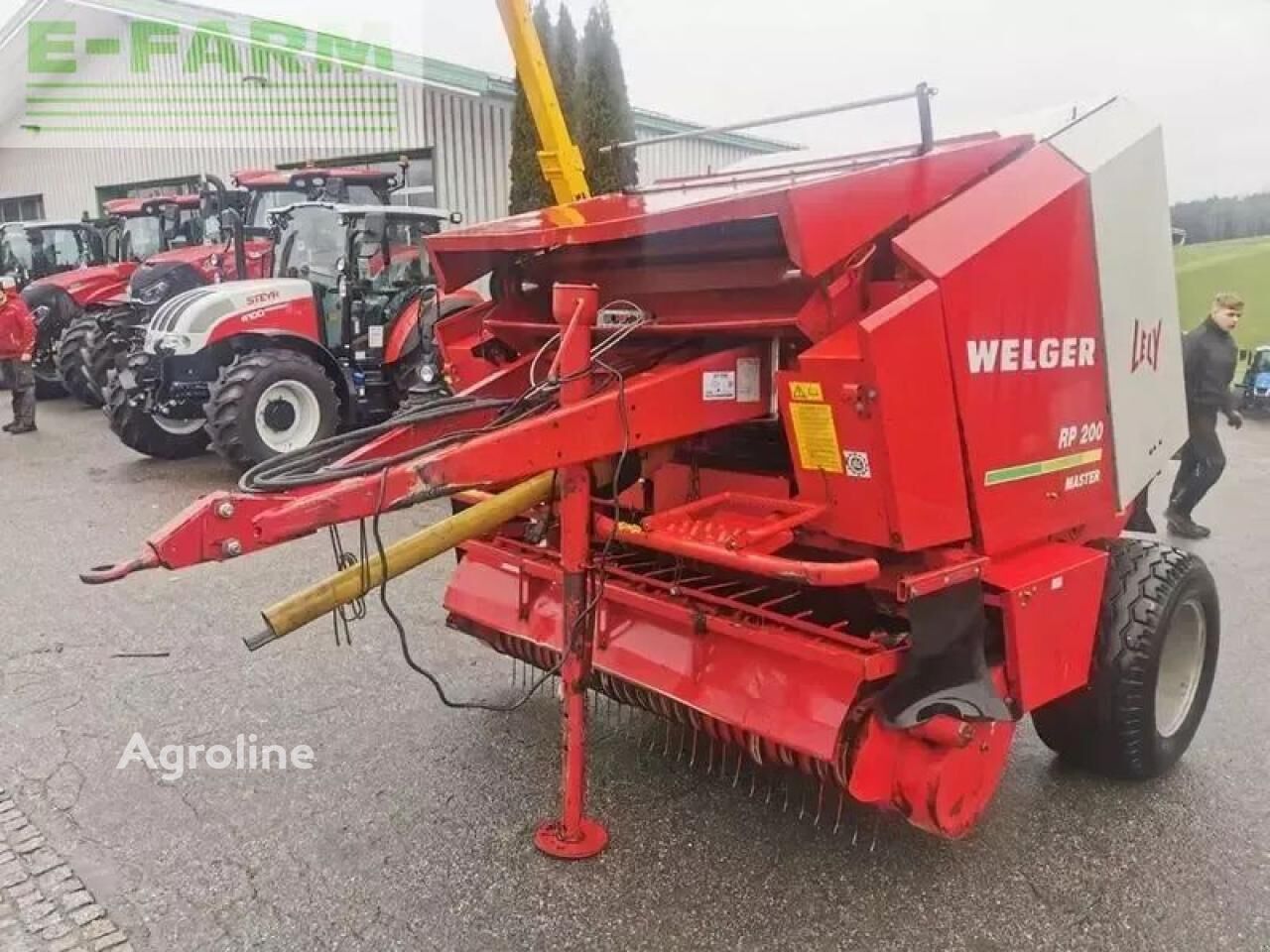 Welger / lely rp 200 master rundballenpresse balirka za četvrtaste bale