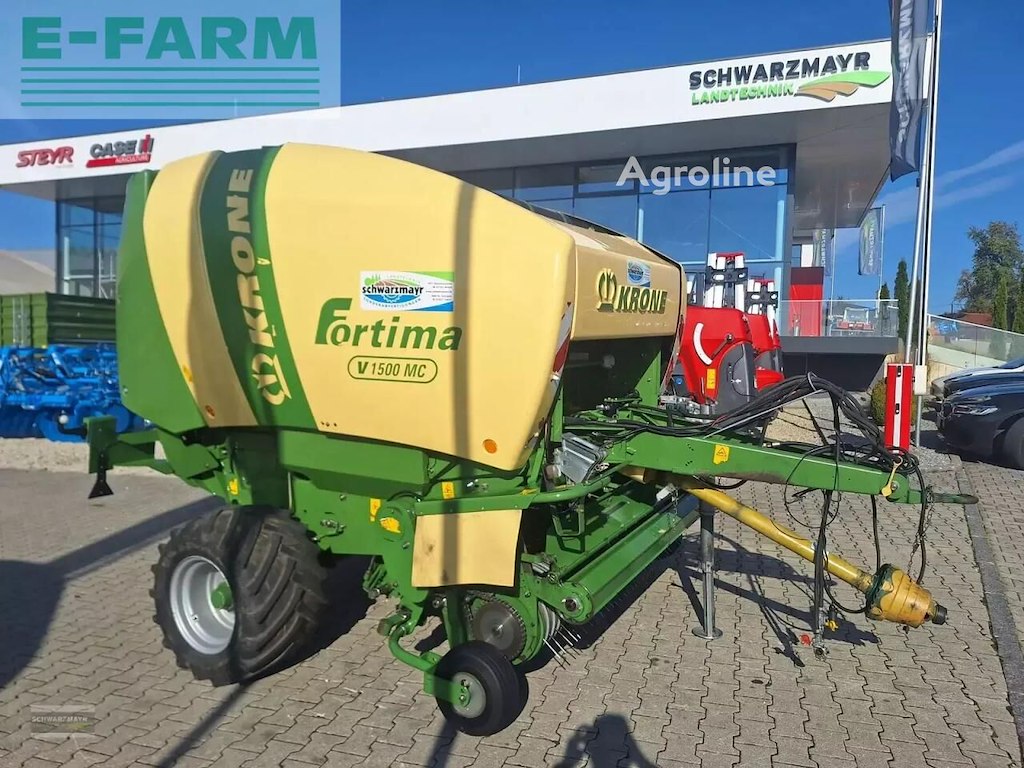 Krone fortima v 1500 mc mit dl-bremse balirka za četvrtaste bale