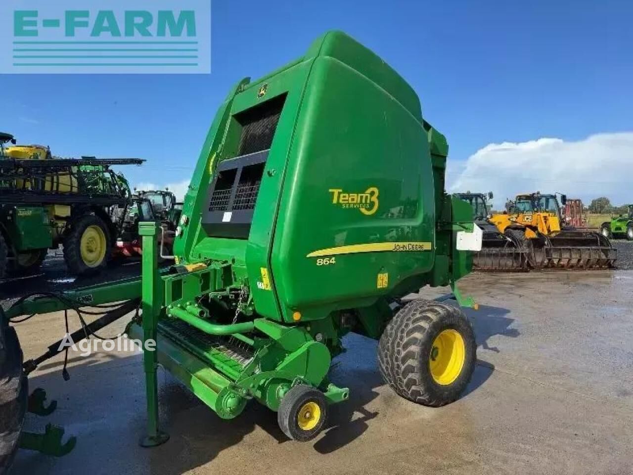 John Deere 864 balirka za četvrtaste bale