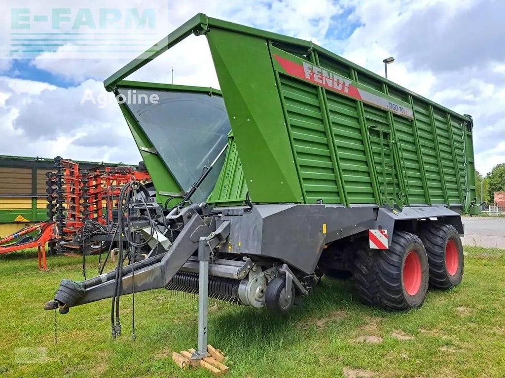 Fendt tigo 70 pr - nur 183 rotor-stunden - aus erster hand samoutovarna prikolica