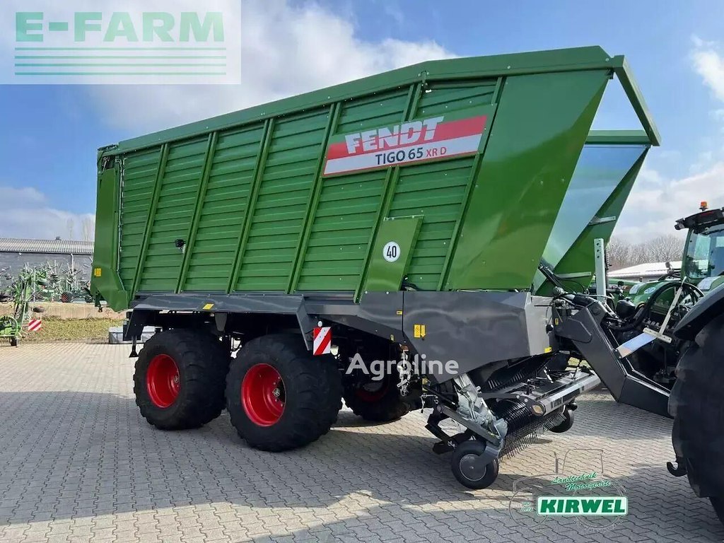 Fendt tigo 65 xr samoutovarna prikolica