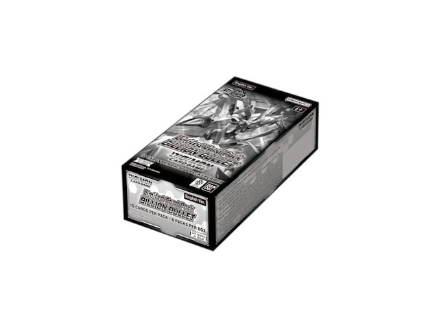 TCG karte - Digimon, Billion Bullet, Limited Card Pack Display