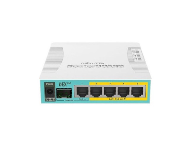 MikroTik RouterBOARD RB960PGS hEX PoE (5x GE, SFP)