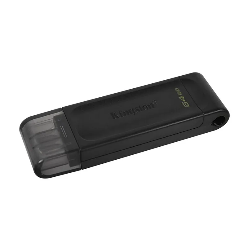 USB Flash memorija Type-C Kingston 64GB Data Traveler 70 crni