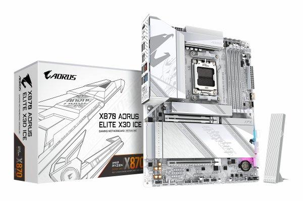 Gigabyte AM5 X870 AORUS ELITE X3D ICE Matična Ploča