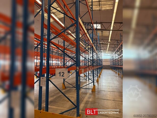 Industrijski regal za teška opterećenja
ca. 33,3 lfm Stow Palettenregale H:700cm 3200 kg Fachlast Boden +3 , Hochregale