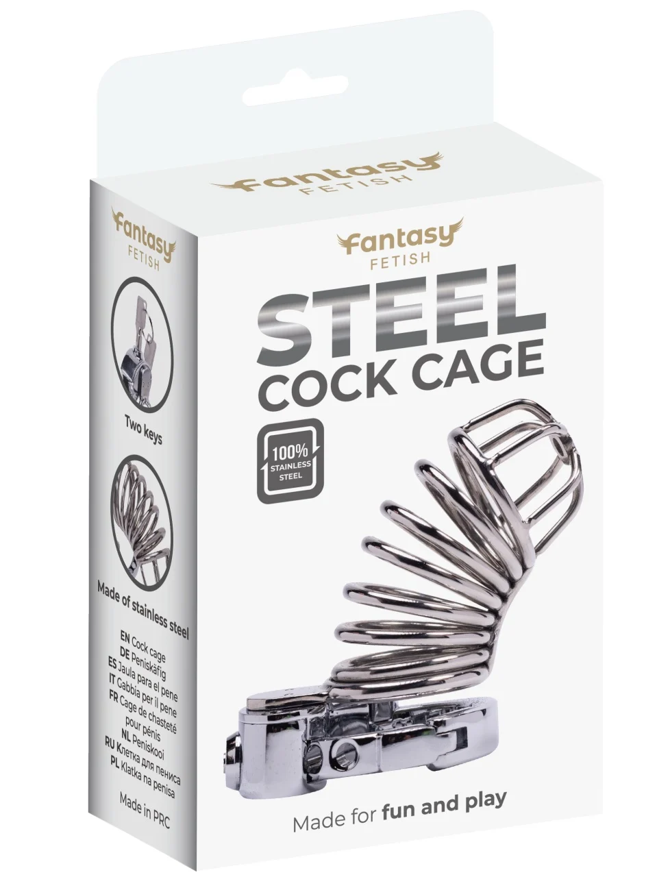 Kavez za penis | Stainless steel cock cage Locking Mechanism
