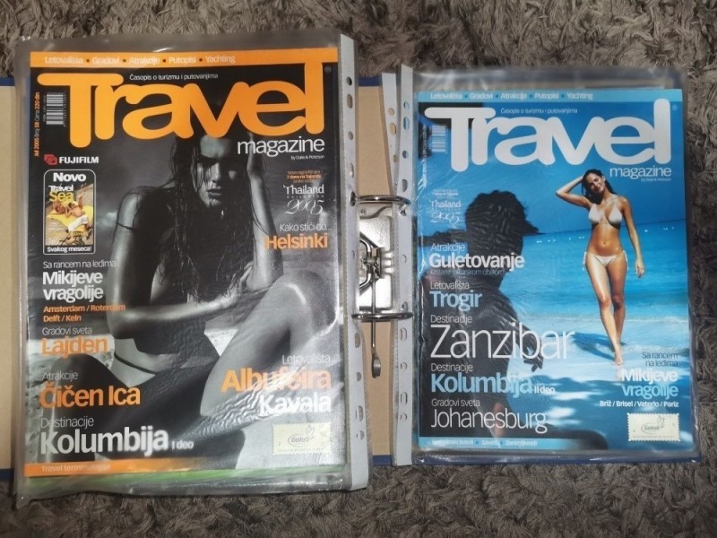 Kolekcija TRAVEL magazina ukupno 45 brojeva !!!!