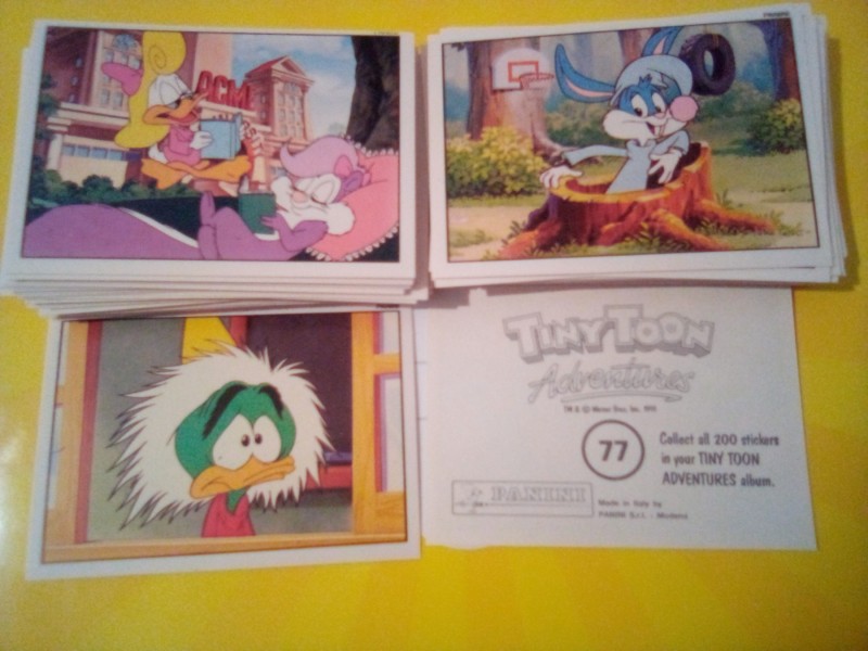 TINY TOON ADVENTURES(1991.)PANINI Sličice na komad MINT