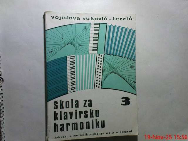 SKOLA ZA KLAVIRSKU HARMONIKU 3-VOJISLAVA VUKOVIC TERZIC