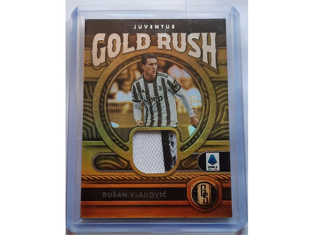 DUSAN VLAHOVIC + DRES + GOLD /99 JUVENTUS