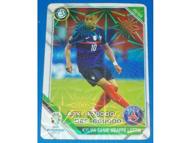 EURO  2024  kartica    KYLIAN  SANMI  MBAPPE  LOTTIN