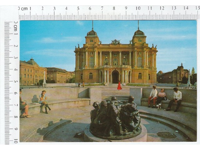 Zagreb, Hrvatsko narodno kazalište