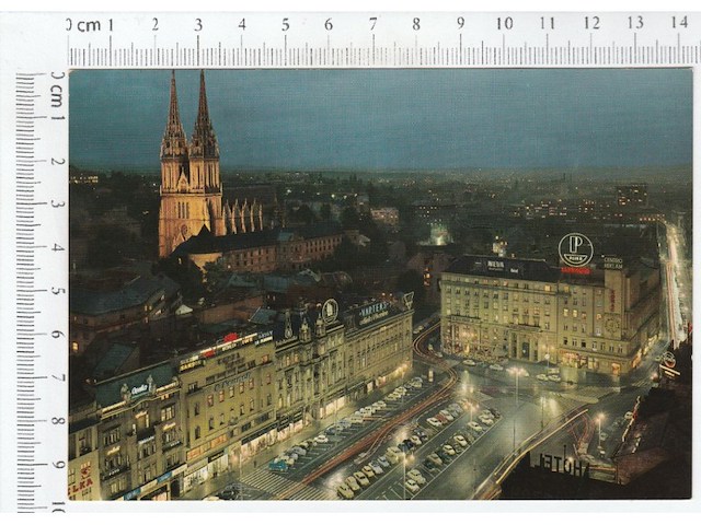 Zagreb - centar grada, noću