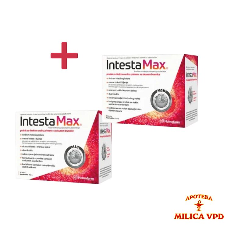 Intesta Max granule 30 kesica 1+1 GRATIS