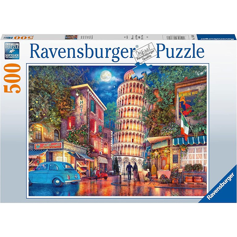 Ravensburger puzzle (slagalice) – 500 pcs Veče u Pizi RA17380
