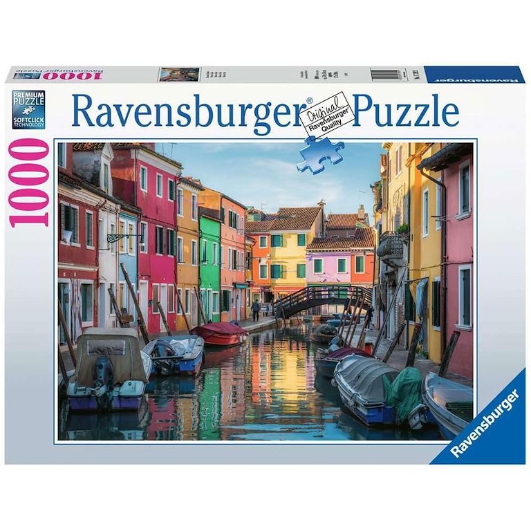 Ravensburger puzzle (slagalice) - 1000pcs Burano, Italija RA17392