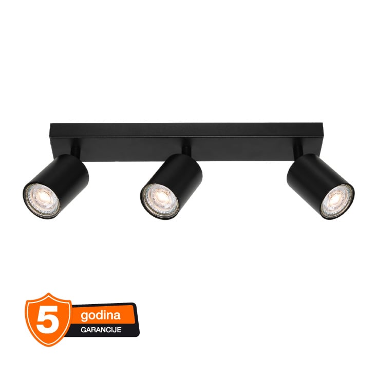 OSRAM ELEMENTAL crna spot lampa 3xGU10