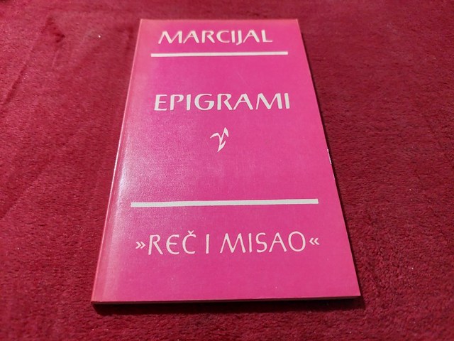 Epigrami Marcijal RETKK