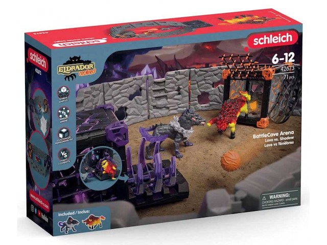 Schleich® Eldrador® figure Borbena arena Lava protiv Senke 42673
